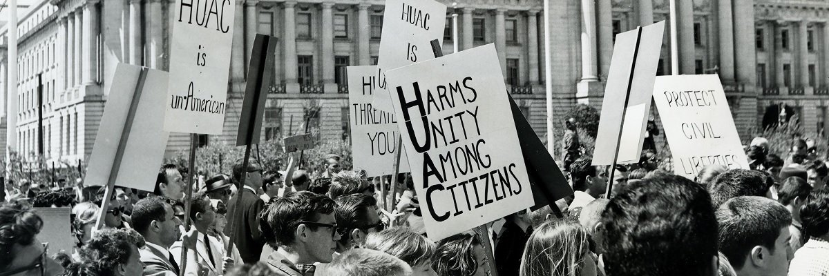 FBI's campaign to discredit HUAC protests as Communist agitation faced ...