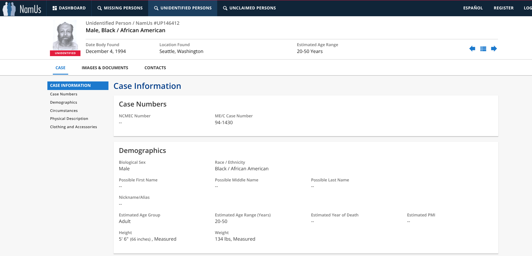 Seattle PD: "Daniel Lyles 02-18-60" John Doe Documents - Agency Case ...