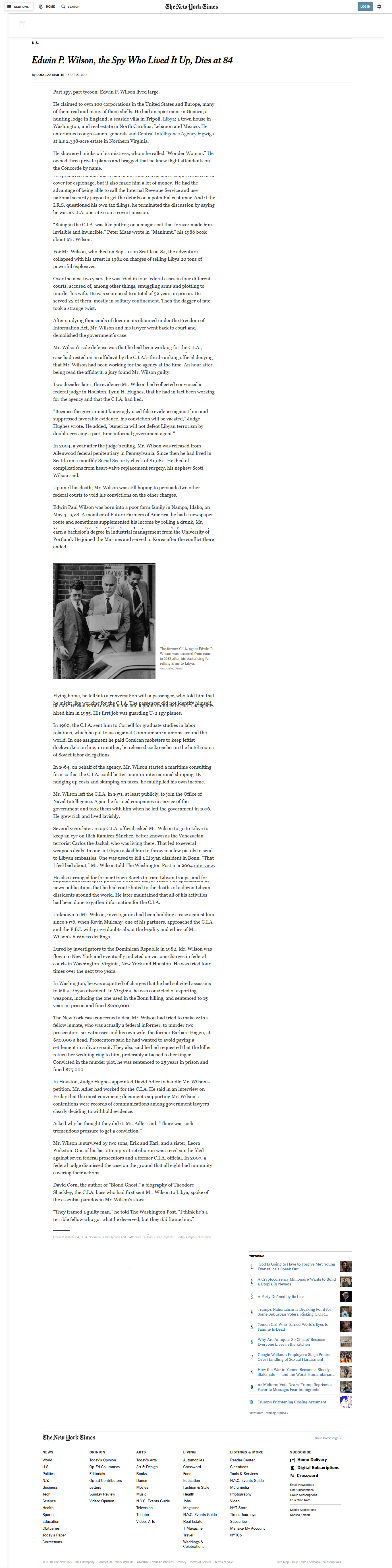 Edwin P. Wilson • MuckRock